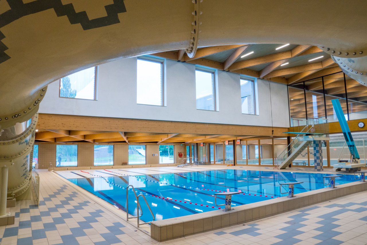 Schwimmbecken Noorderparkbad Amsterdam, Niederlande - Variopool